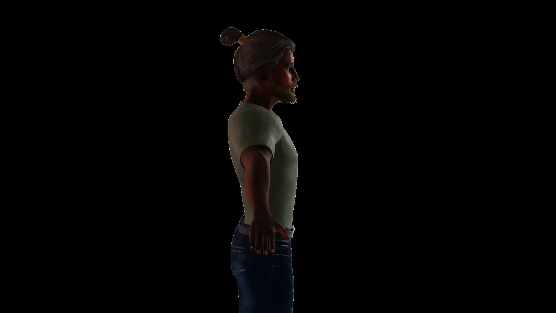 Male realistic character 3D model rigged | CGTrader