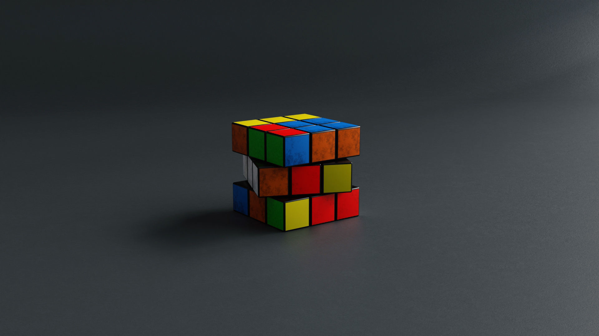 3D model Rubik s cube 3d model with Surprise VR / AR / low-poly | CGTrader