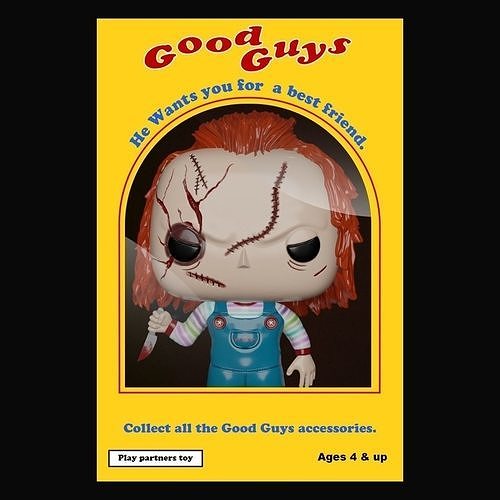 Funko Chucky Devil Doll El Muneco Diabolico 3D model 3D printable ...