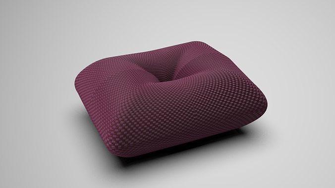 Pillow cube chair 3D model 3D printable | CGTrader