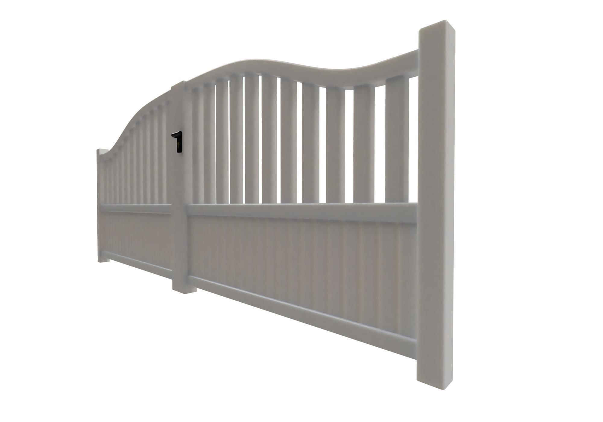 3D model White arc gate for house VR / AR / low-poly | CGTrader