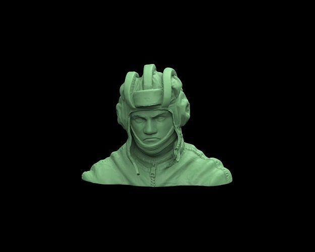 UKRAINIAN Tank Driver 3D model 3D printable | CGTrader