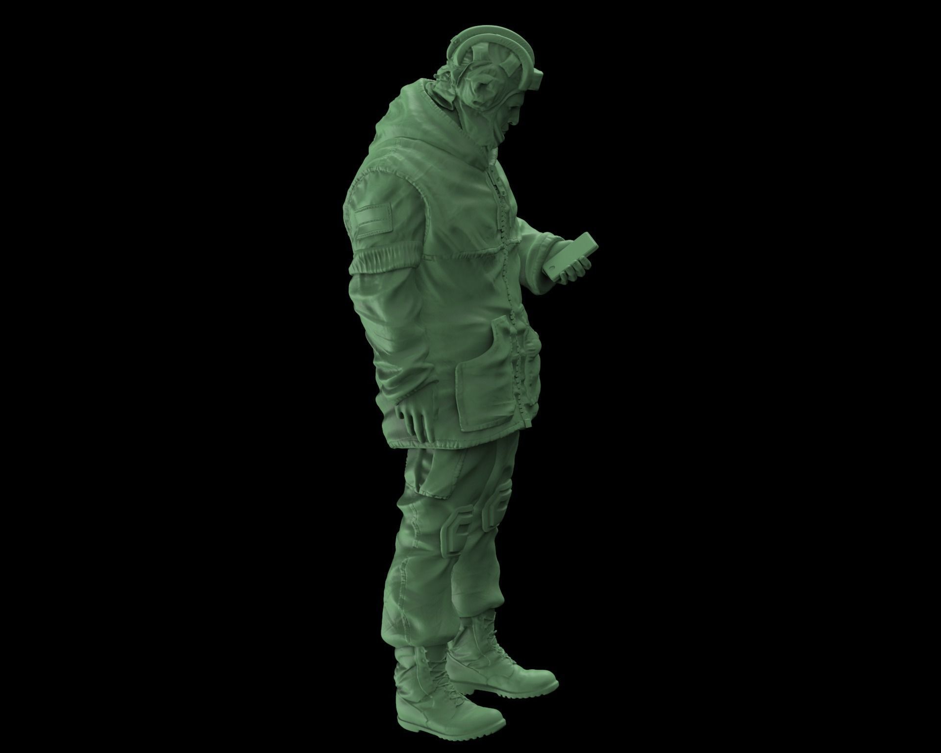 UKRAINIAN Tank Crew 3D model 3D printable | CGTrader