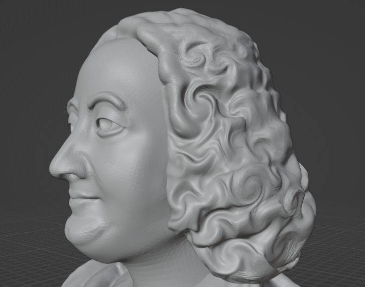 Antonio Vivaldi 3D model 3D printable | CGTrader