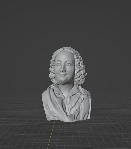 Antonio Vivaldi 3D model 3D printable | CGTrader