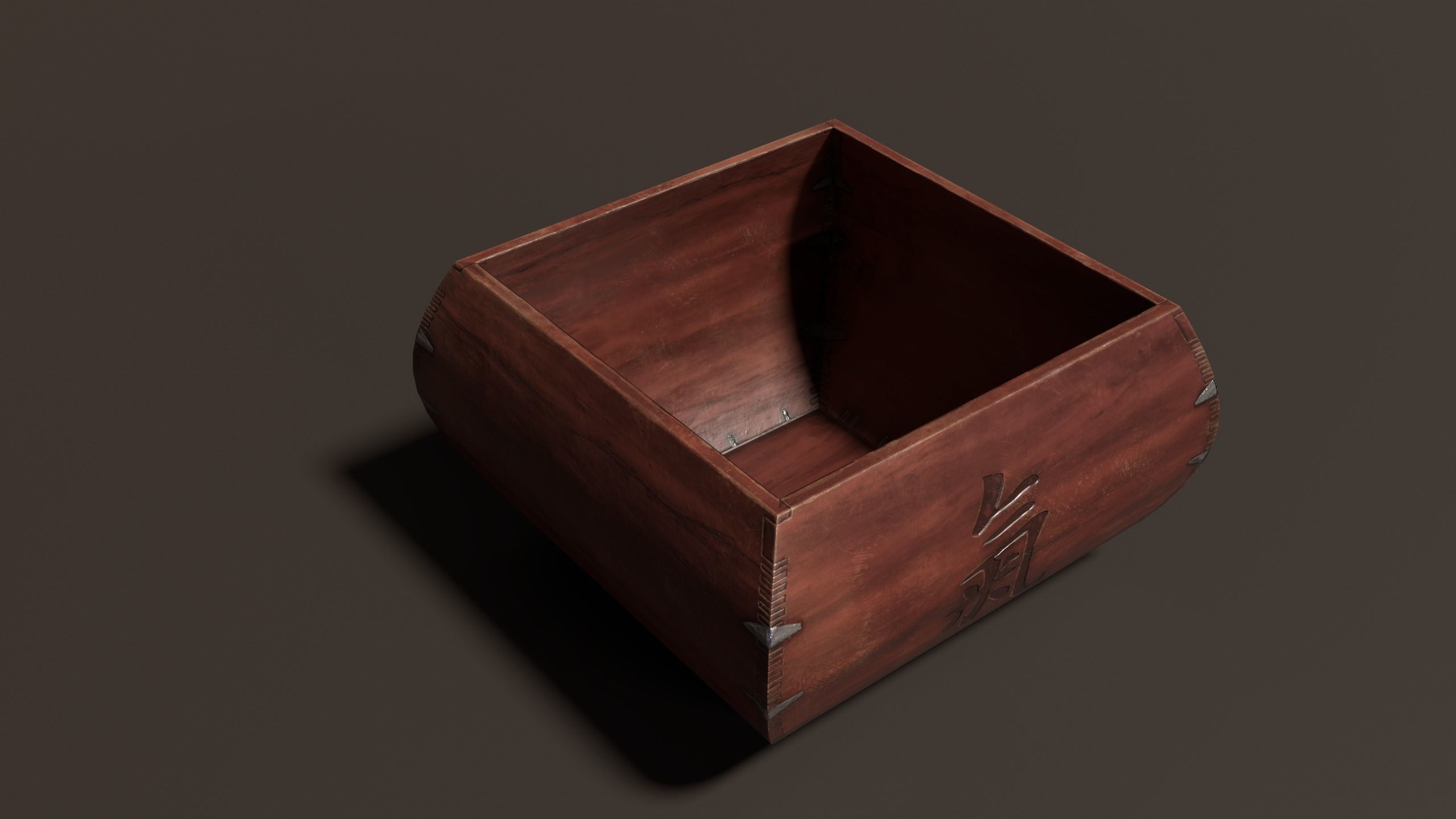 3D model Antique Chinese Wooden Rice Bowl VR / AR / low-poly | CGTrader