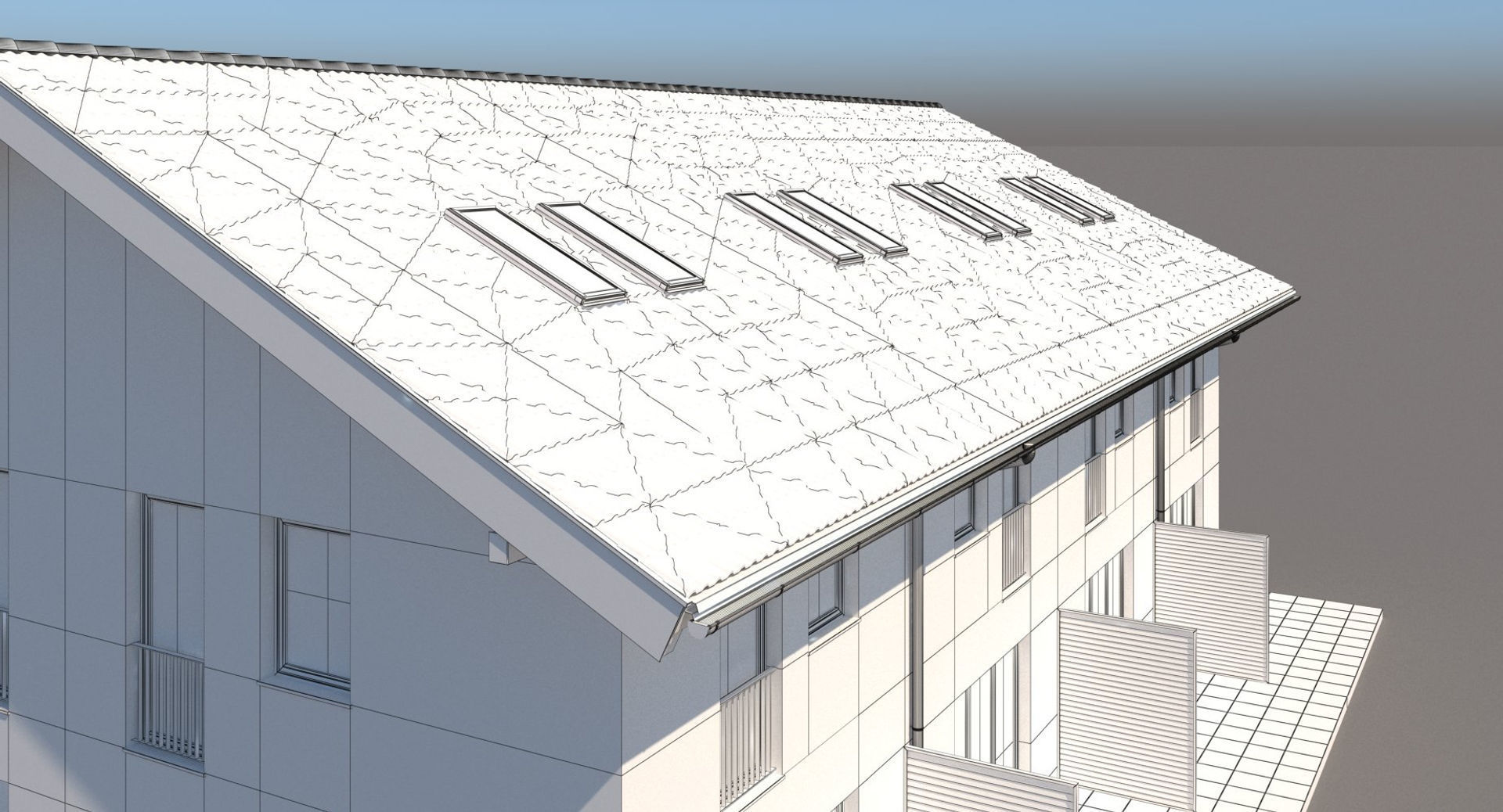 Generic Residential Building 001 3D model | CGTrader