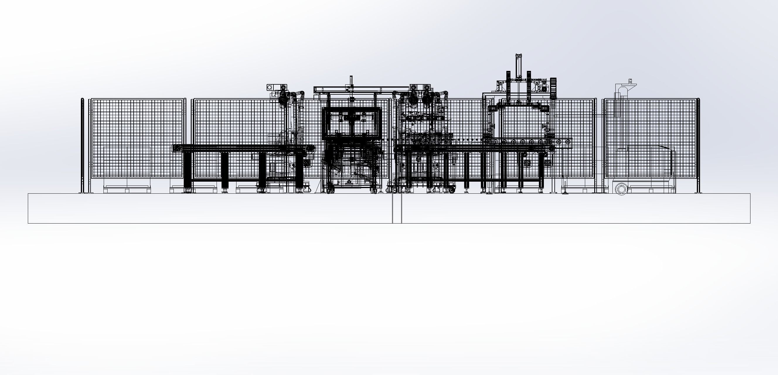 Carton production line 3D model | CGTrader