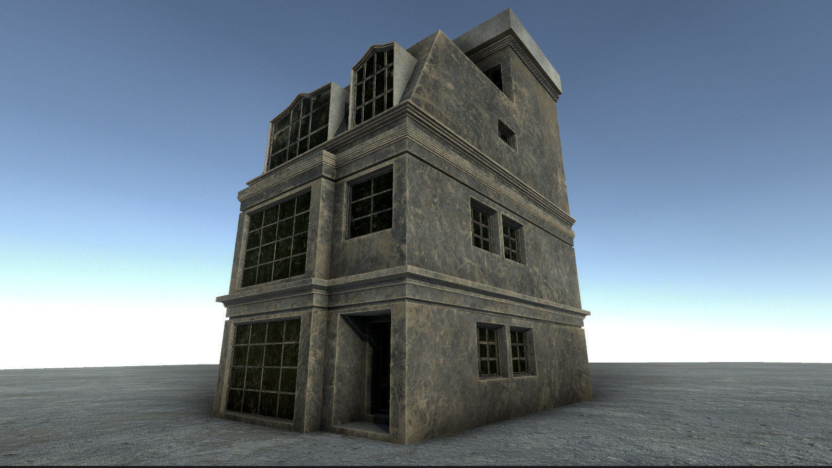 3D model 42 buildings for Unity and Unreal Engine Package VR / AR / low ...