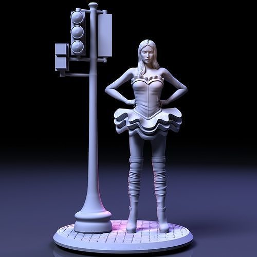 Red-light district 3D model 3D printable | CGTrader