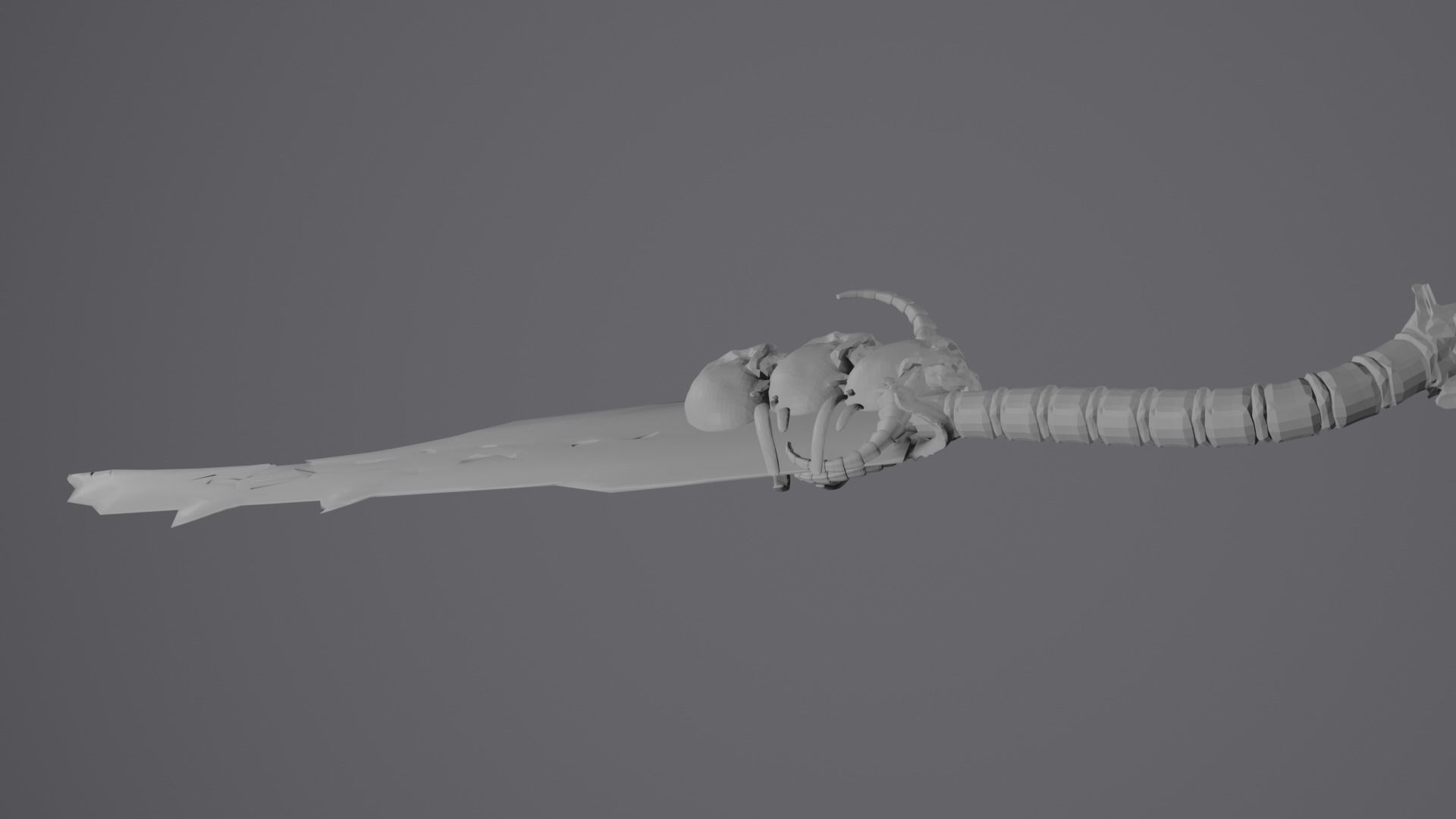 Bone Great Sword 3D model | CGTrader