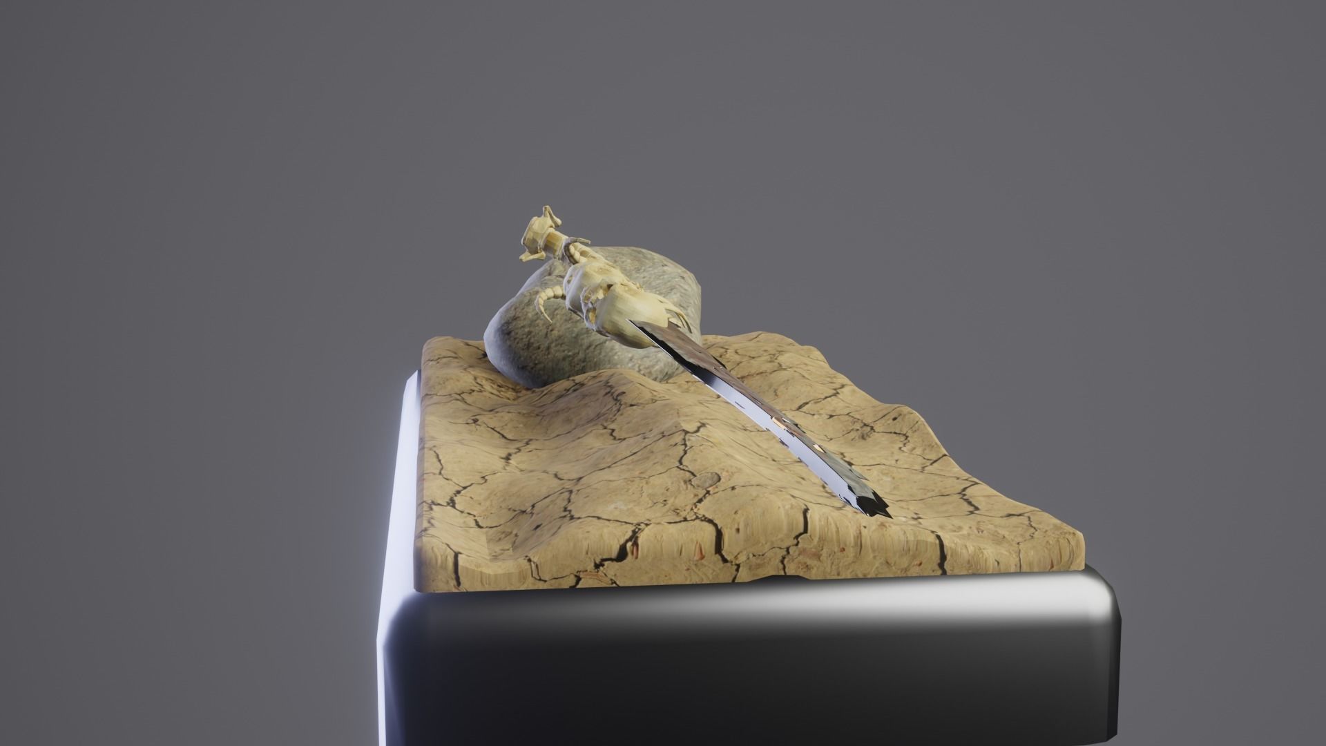 Bone Great Sword 3D model | CGTrader