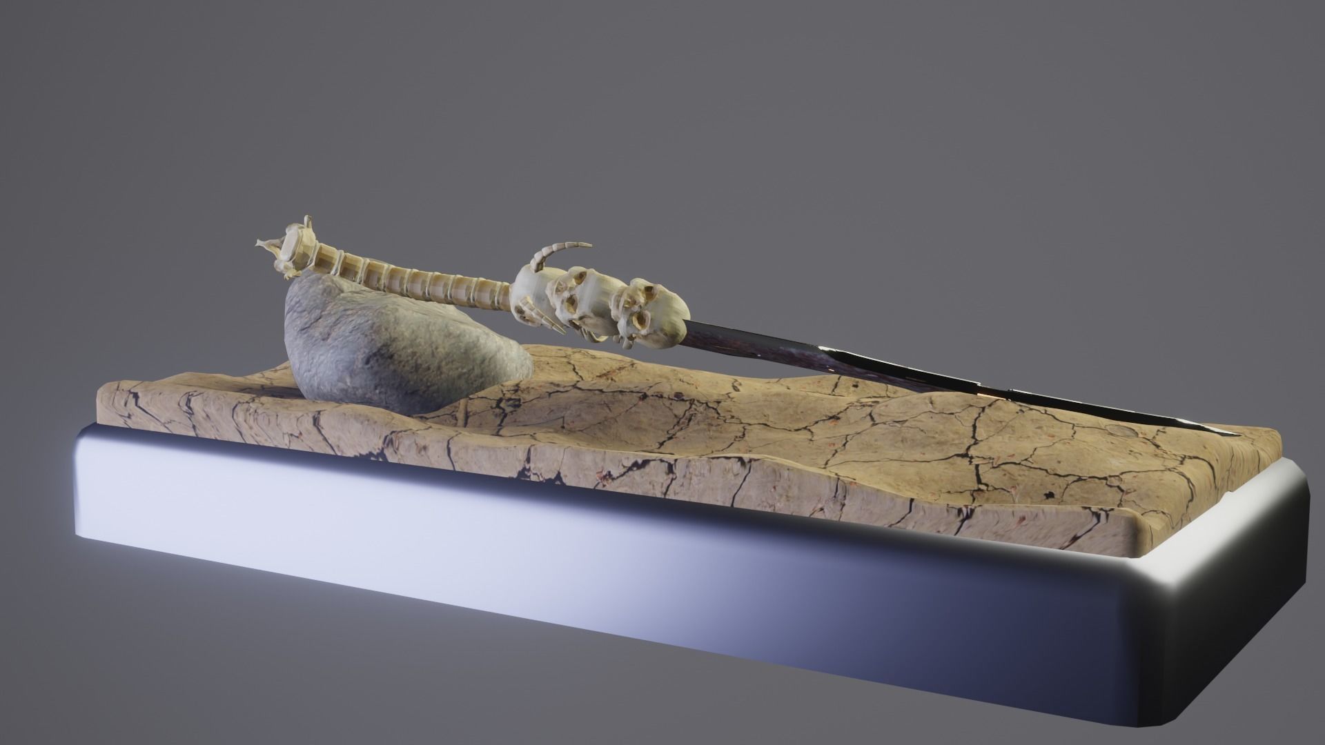 Bone Great Sword 3D model | CGTrader