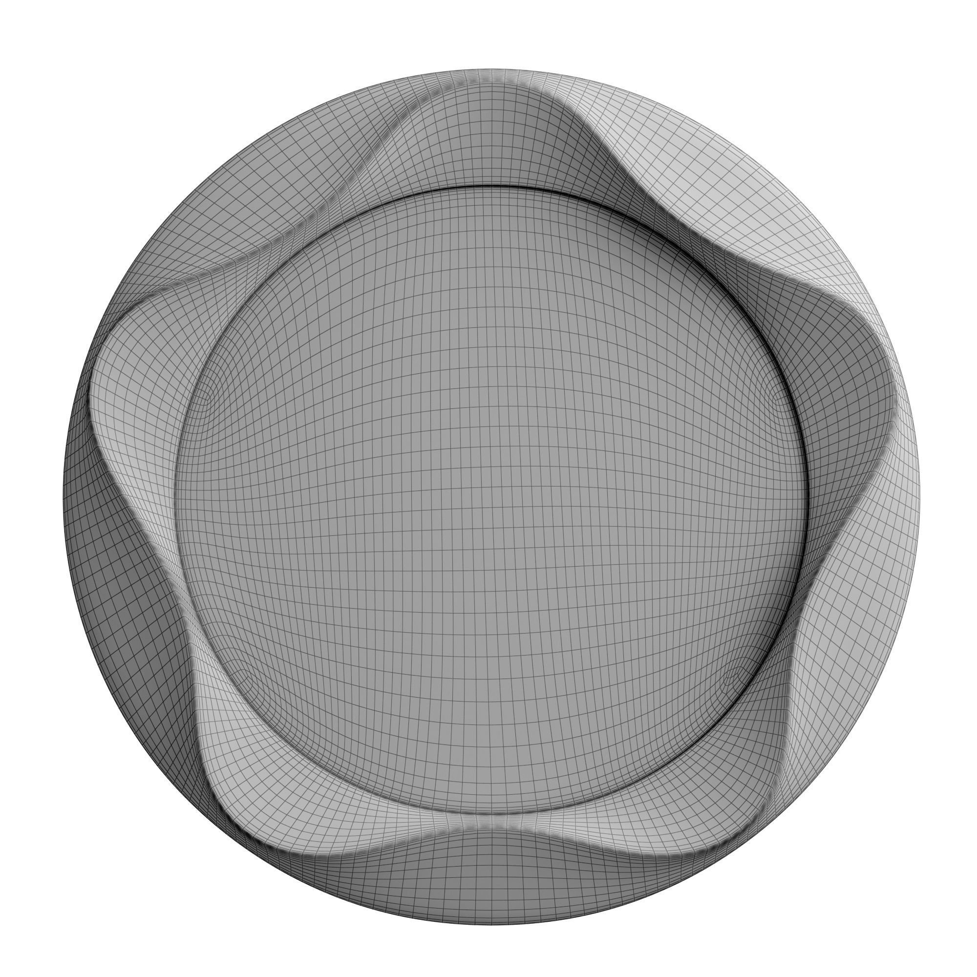 3D model Round wall mirror with 3 materials VR / AR / low-poly | CGTrader