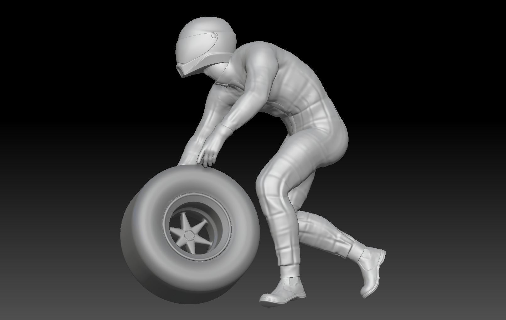 FORMULA ONE PIT STOP 7 3D model 3D printable | CGTrader