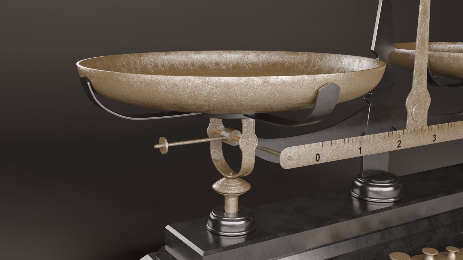 3D model Industrial Balance Scale Tool 3D model VR / AR / low-poly ...