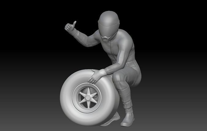 FORMULA ONE PIT STOP 12 3D model 3D printable | CGTrader