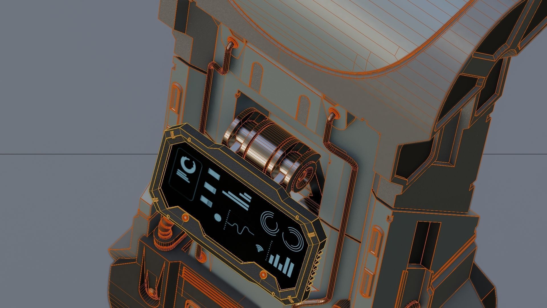 3D model Console Sci-Fi VR / AR / low-poly | CGTrader