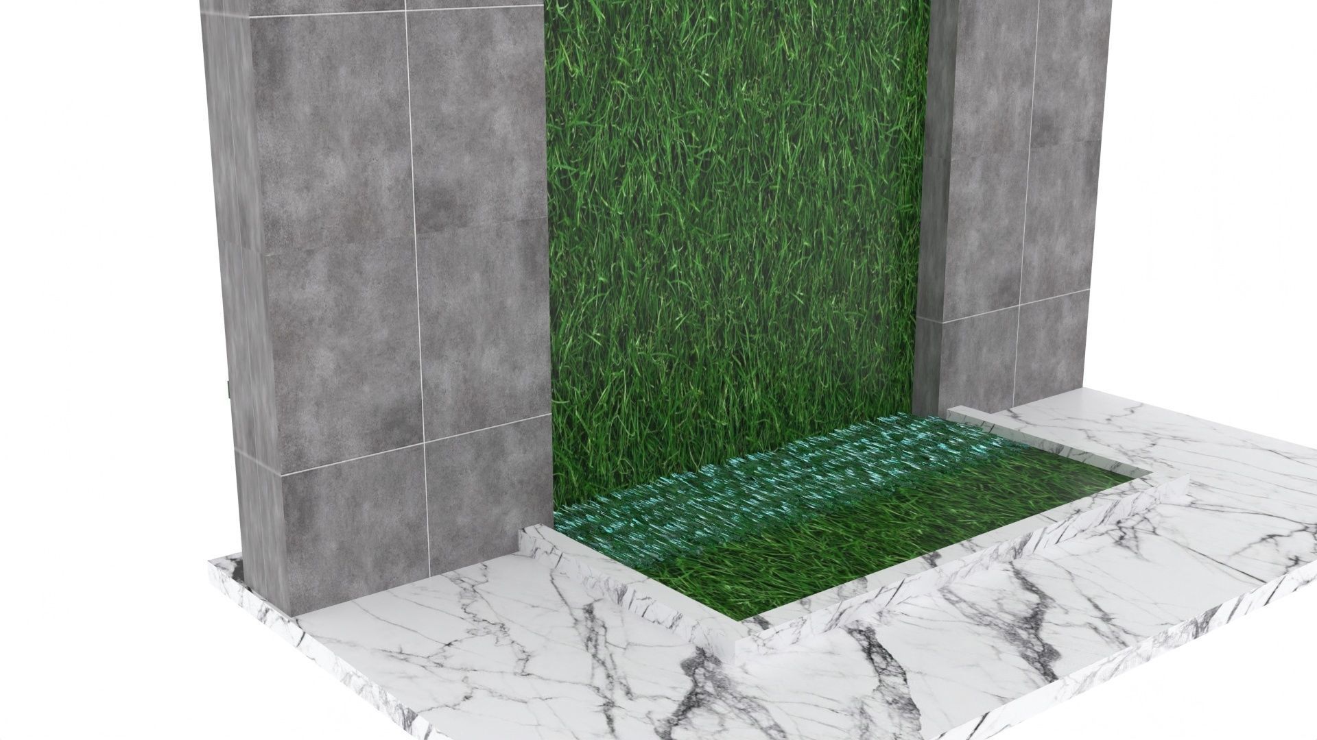 Home Waterfall 3D model animated | CGTrader