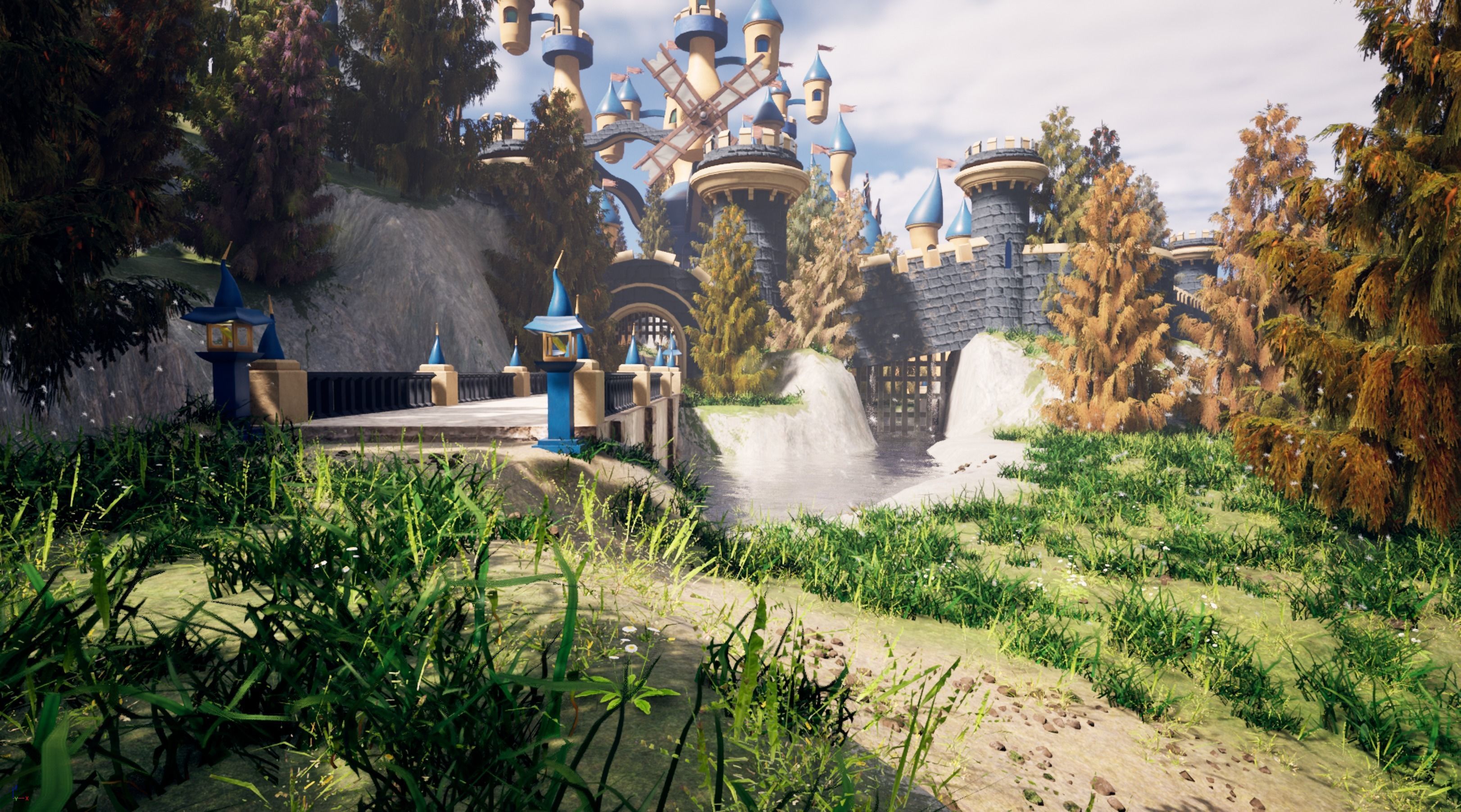 3D model WonderLand Environment For Unreal Engine 5 VR / AR / low-poly ...