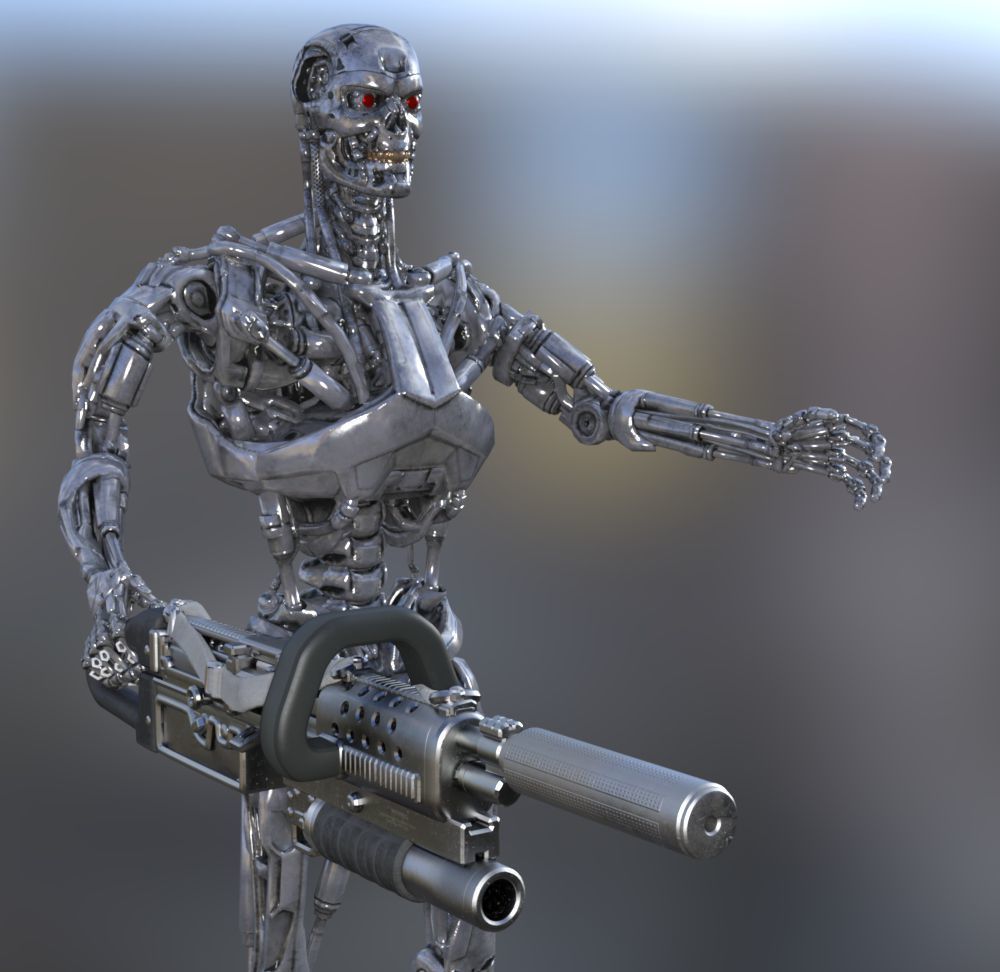 Terminator T800 STL 3D model 3D printable | CGTrader