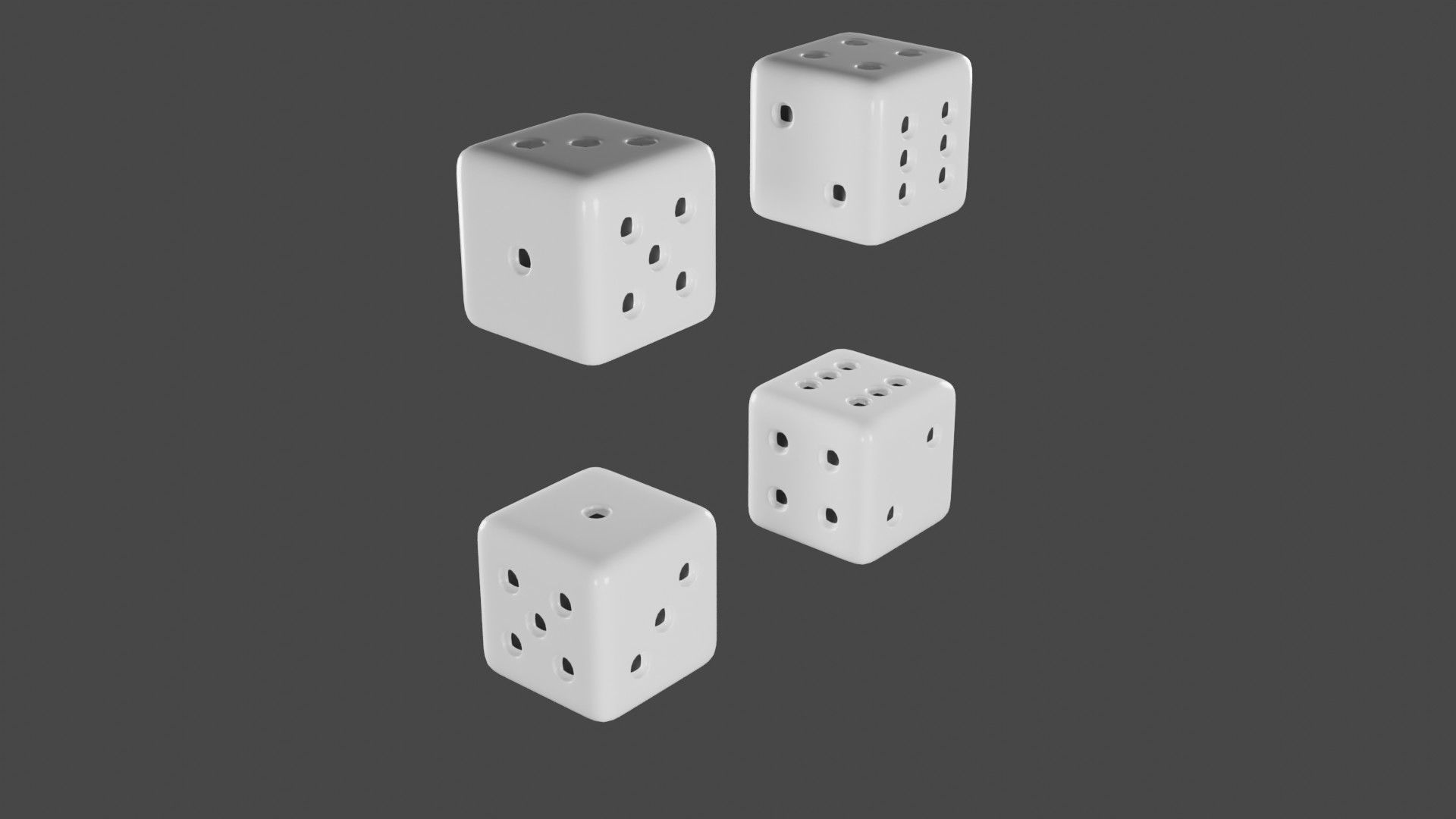 dice 3d model in real size 3D model | CGTrader