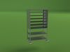 Stainless Steel Rack 3D model | CGTrader