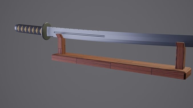 3D model Samurai Sword VR / AR / low-poly | CGTrader
