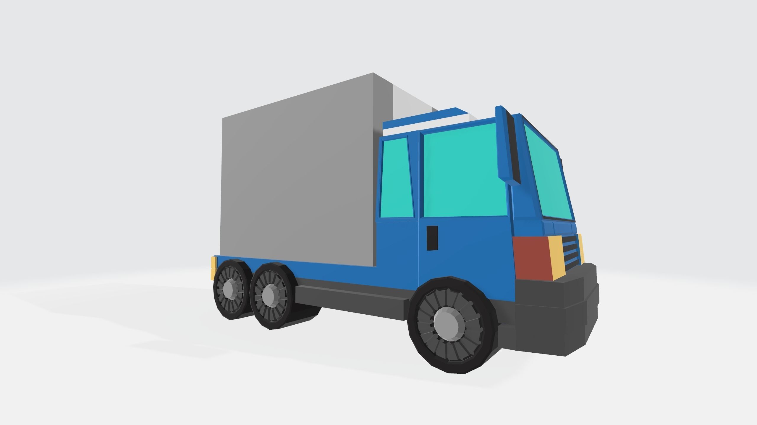 3D model Truck or lorry for free VR / AR / low-poly | CGTrader