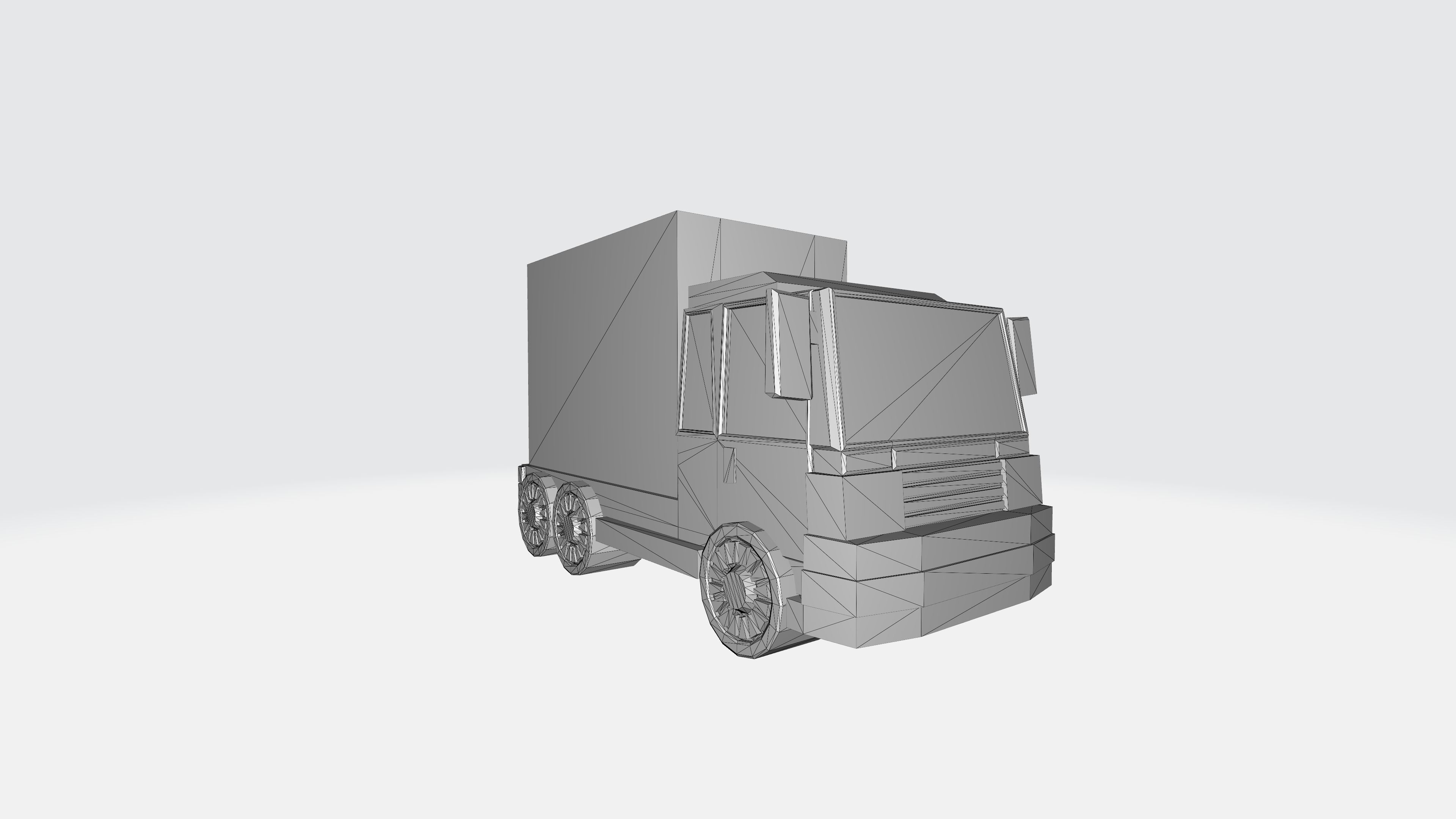 3D model Truck or lorry for free VR / AR / low-poly | CGTrader