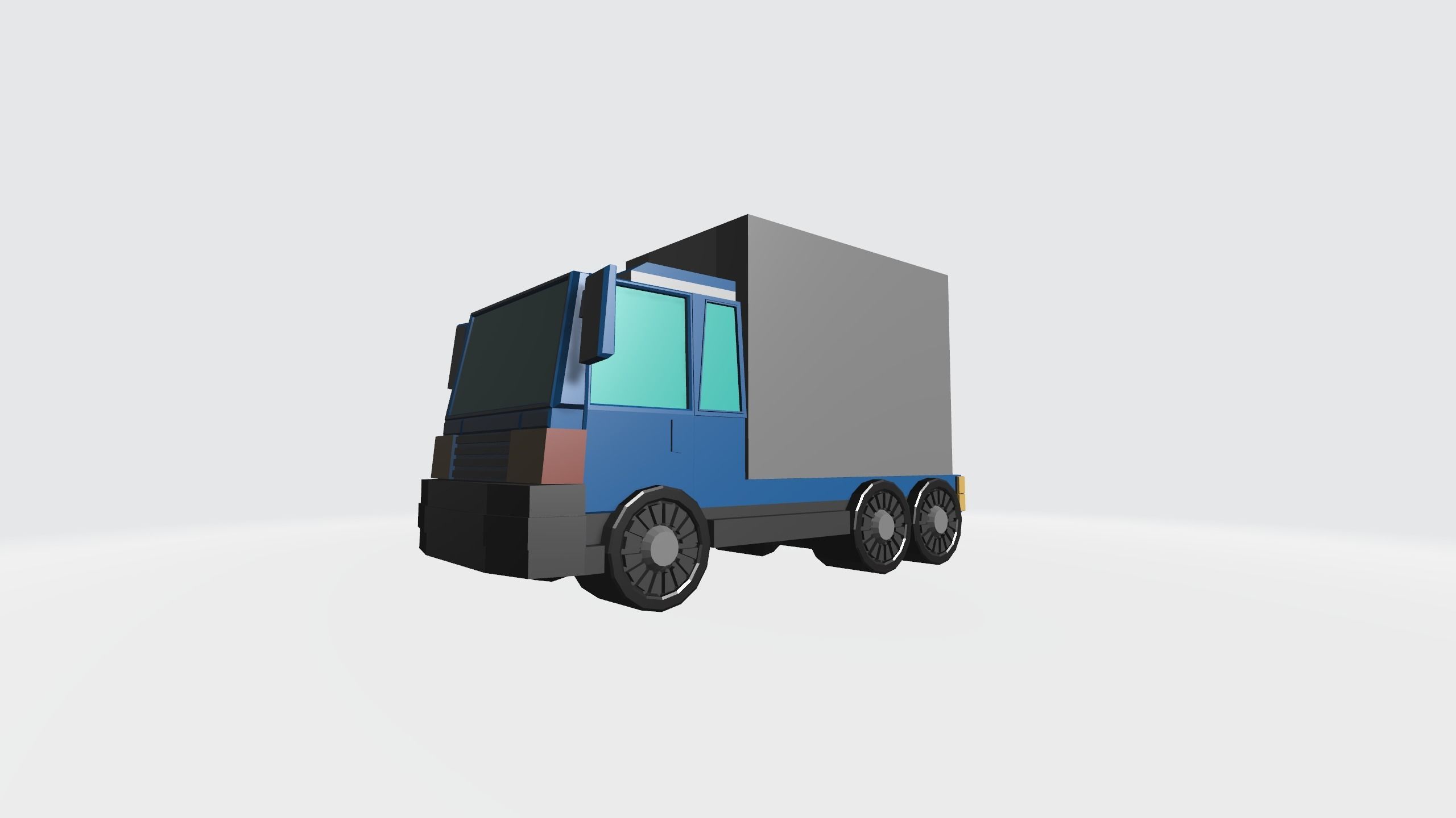 3D model Truck or lorry for free VR / AR / low-poly | CGTrader