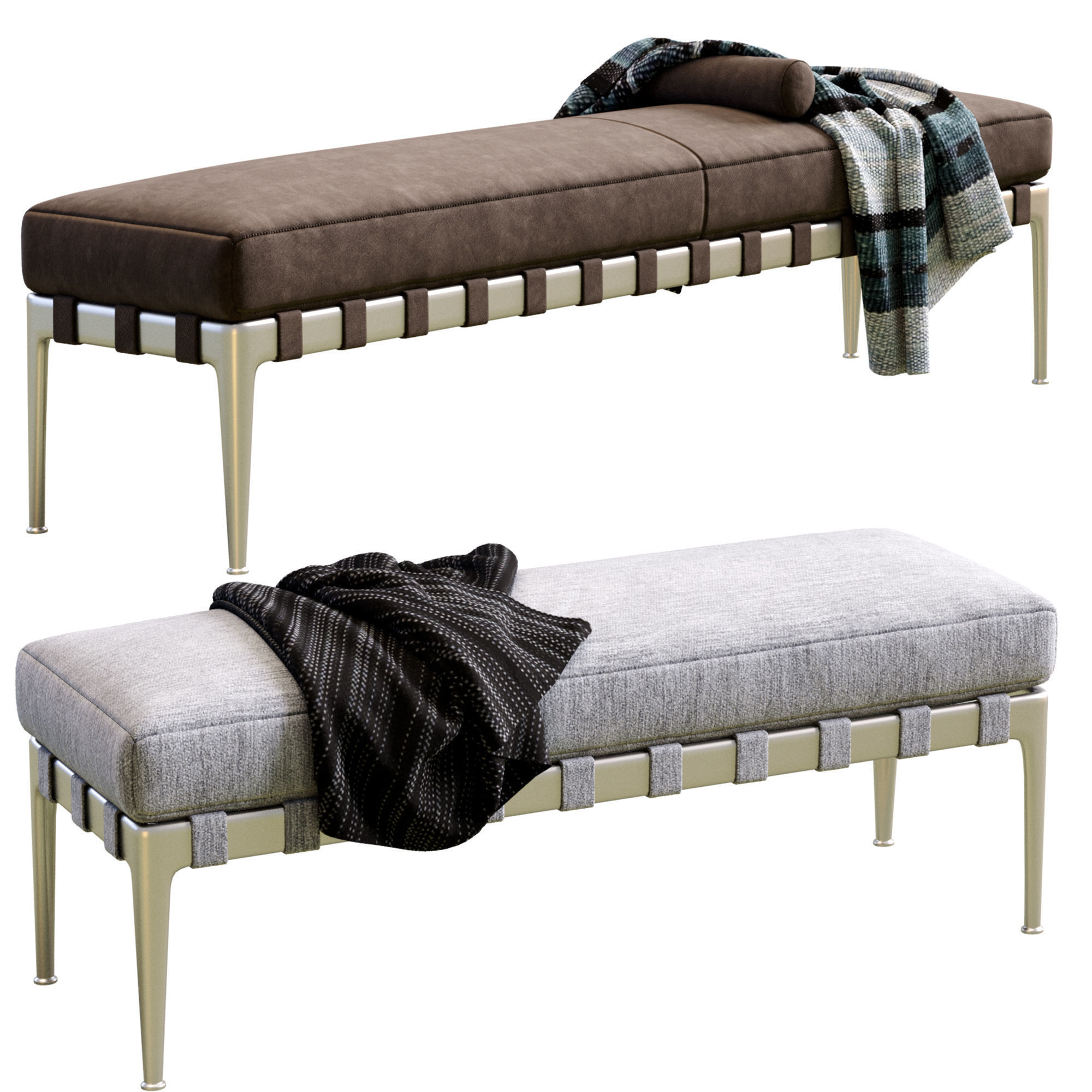 Chaise Loungues Gregory By Flexform 3D model | CGTrader