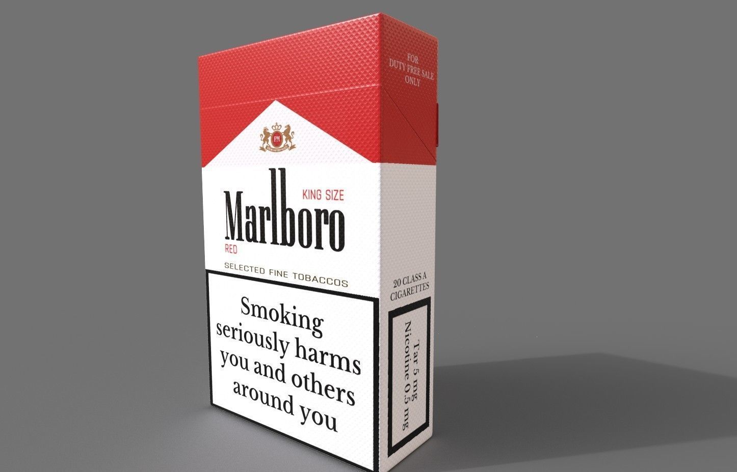 3D model Marlboro cigarettes VR / AR / low-poly | CGTrader