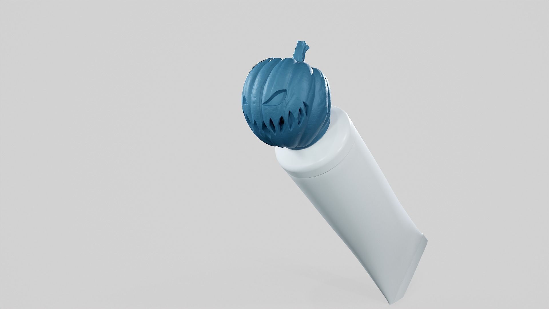 Pumpkin - Toothpaste Cup 03 STL 3D model 3D printable | CGTrader