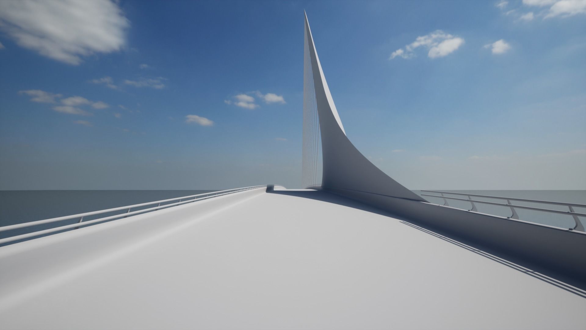 Womens Bridge by Santiago Calatrava free 3D model | CGTrader