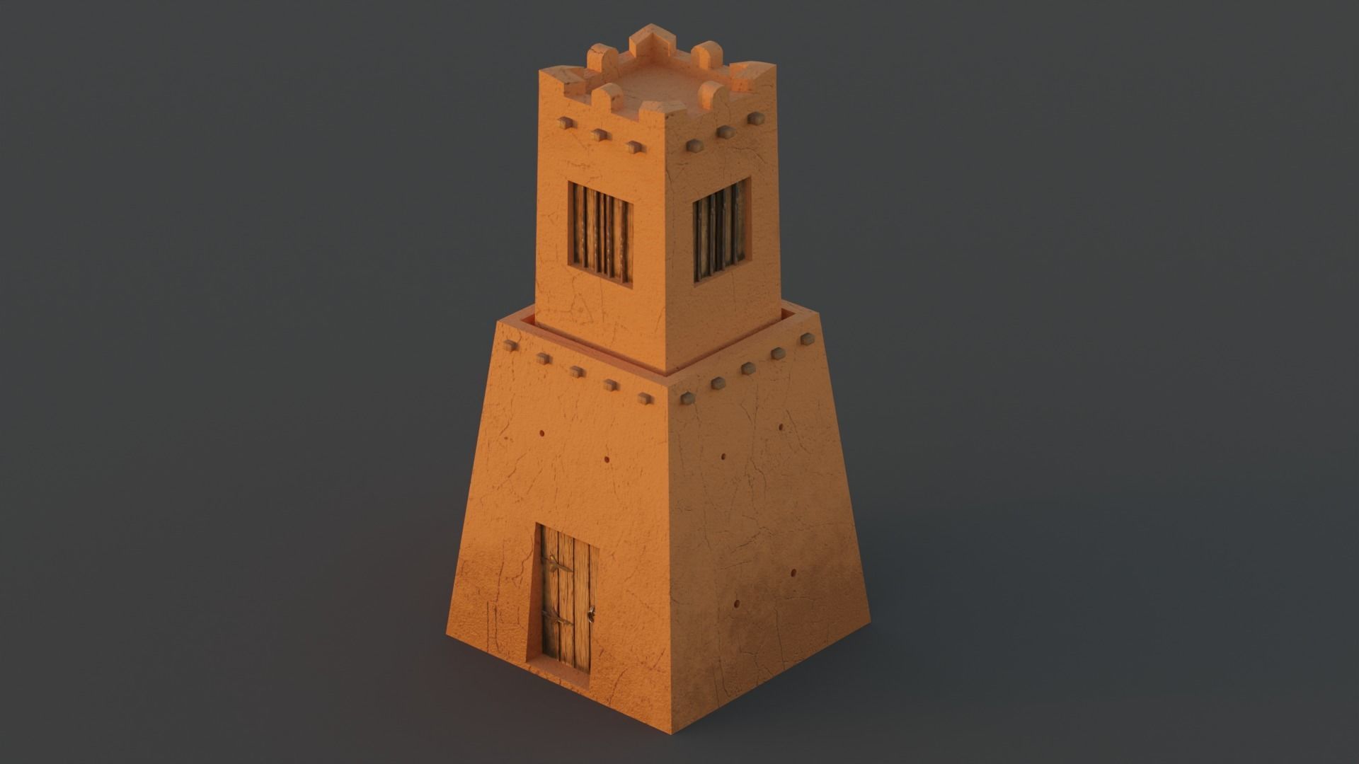 3D model Middle East Town Buildings Collection VR / AR / low-poly ...