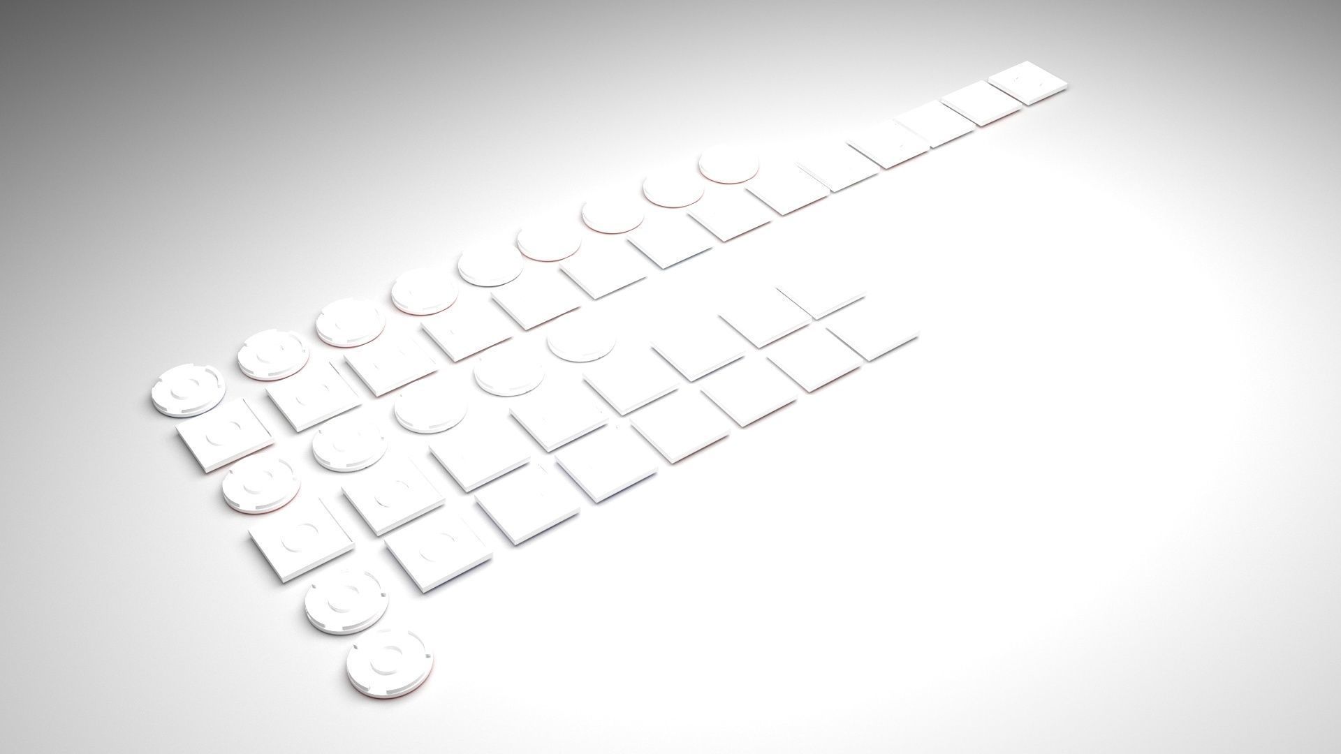 Lego Tiles With Road Sign Sticker 3D model | CGTrader