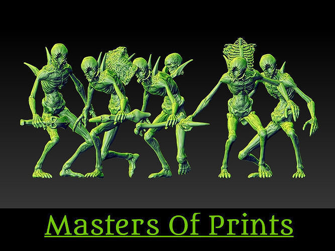 Ghouls of the Tomb vol1 5 models 3D print model 3D model 3D printable ...