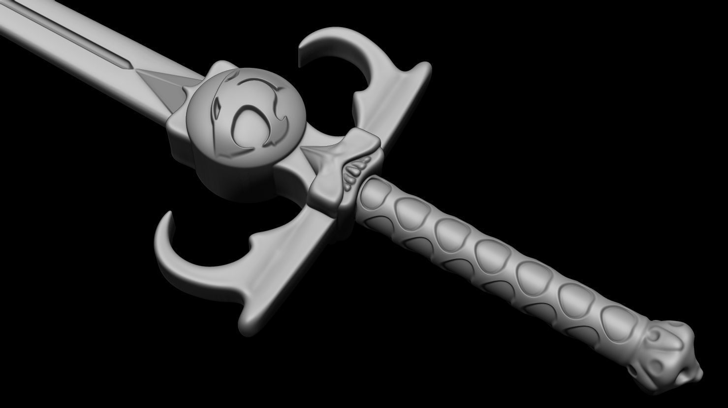 3D PRINTABLE THUNDERCATS SWORD OF OMENS AND MUMM RA STAFF 3D model 3D ...