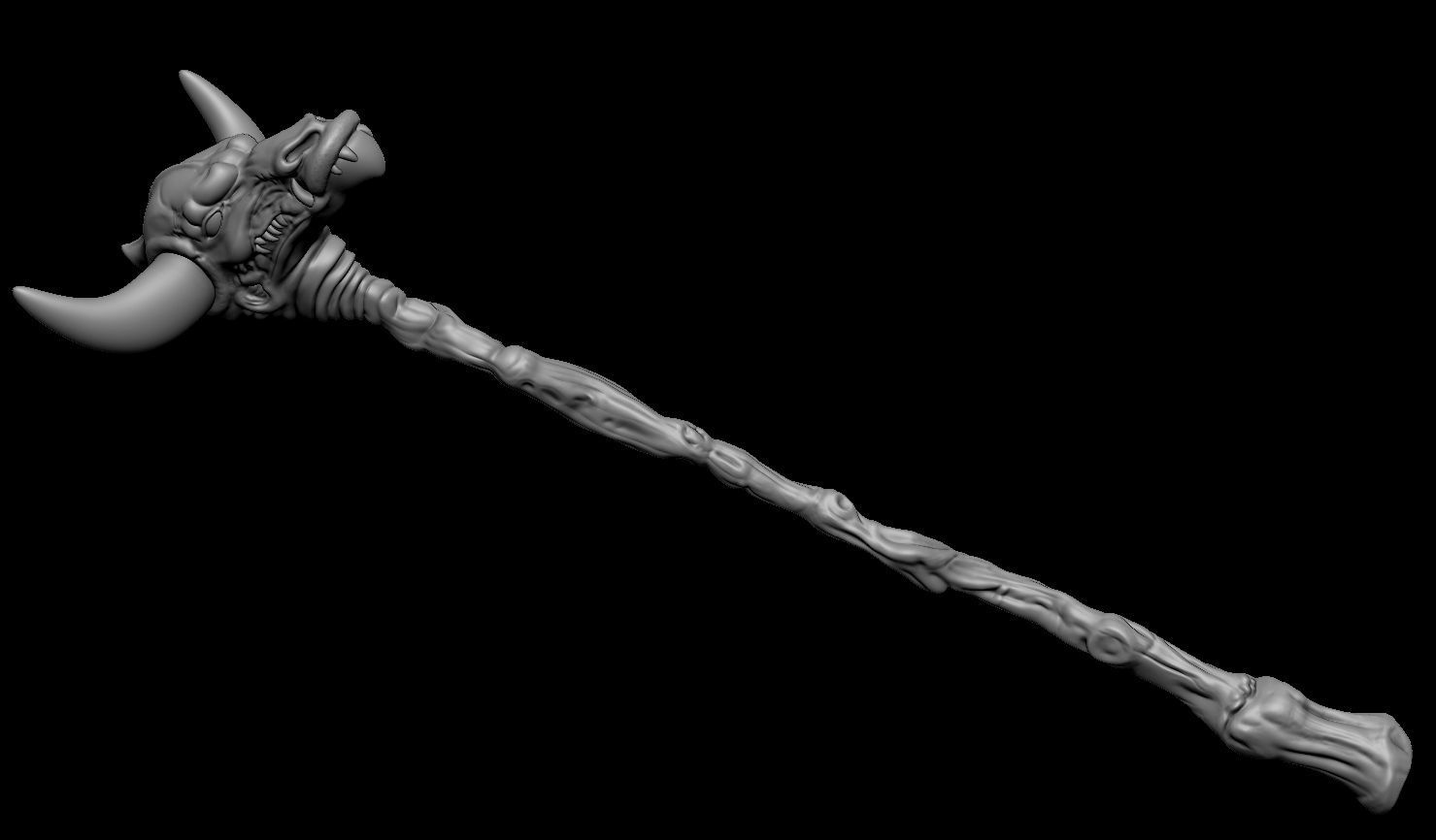 3D PRINTABLE THUNDERCATS SWORD OF OMENS AND MUMM RA STAFF 3D model 3D ...