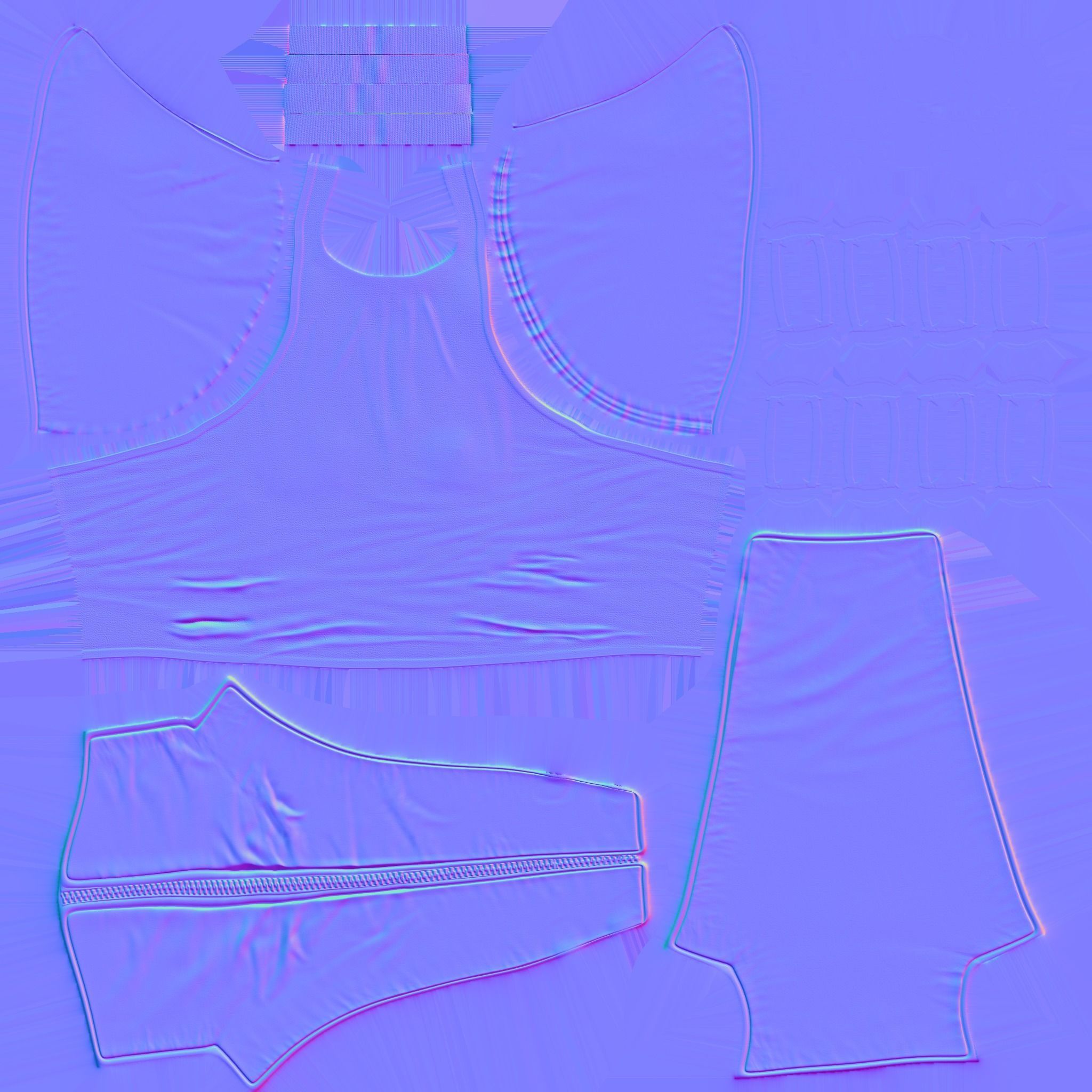 3D model Hooded Mask Sleeveless Rebellion Top VR / AR / low-poly | CGTrader