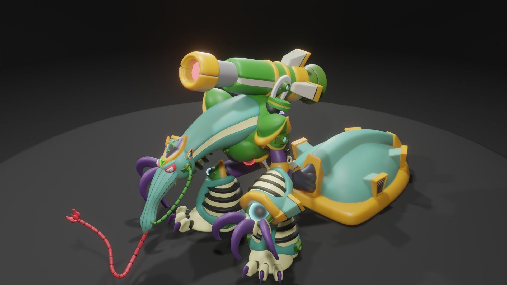 Snipe Anteator 3D model rigged | CGTrader