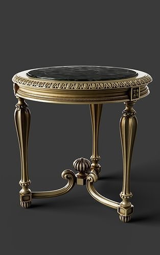 3D model Classic tea table VR / AR / low-poly | CGTrader