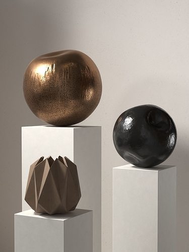 Decorative Objects Set 37 3D model | CGTrader