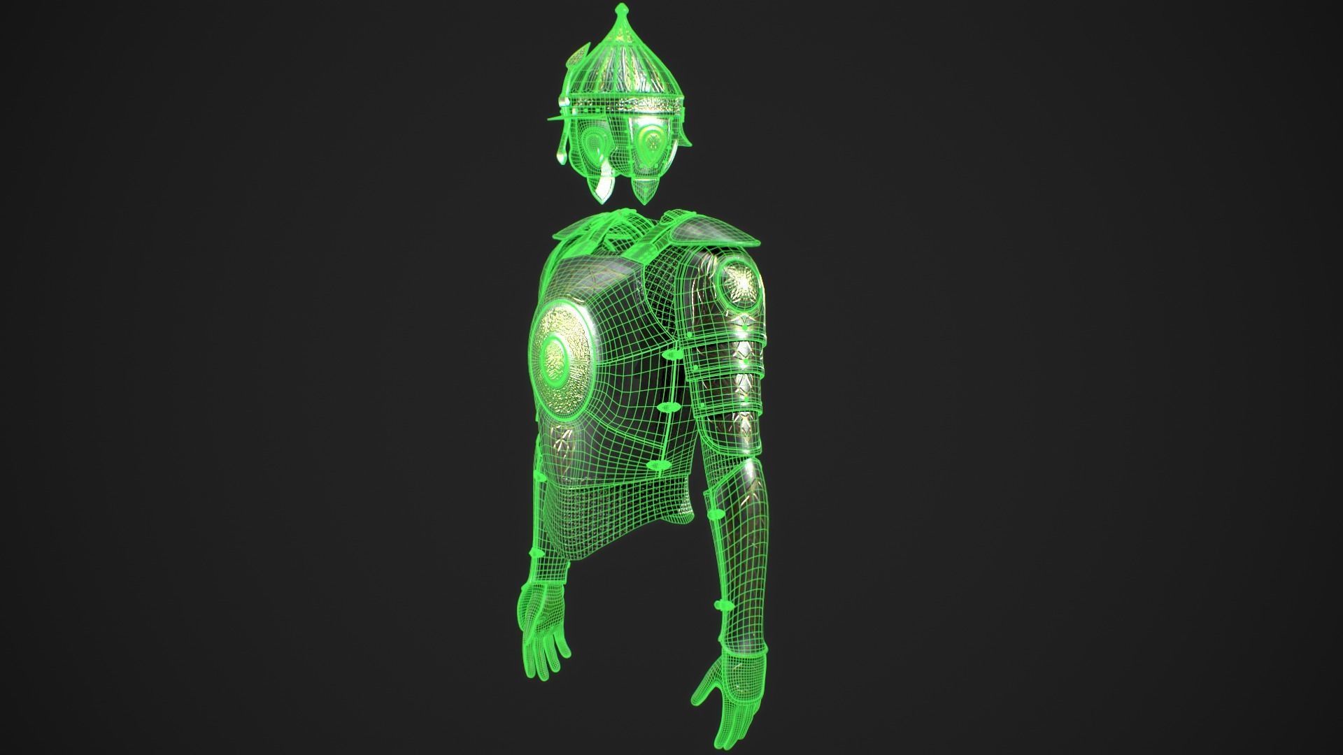 3D model Middle Eastern Armor VR / AR / low-poly | CGTrader
