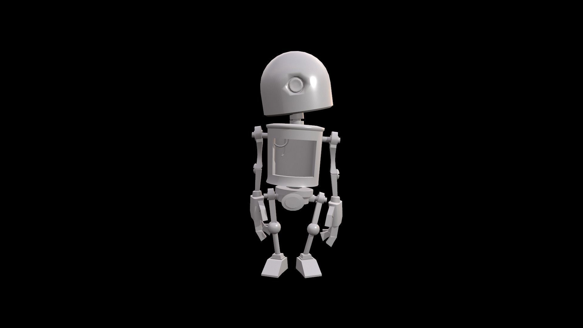Robot free VR / AR / low-poly 3D model | CGTrader