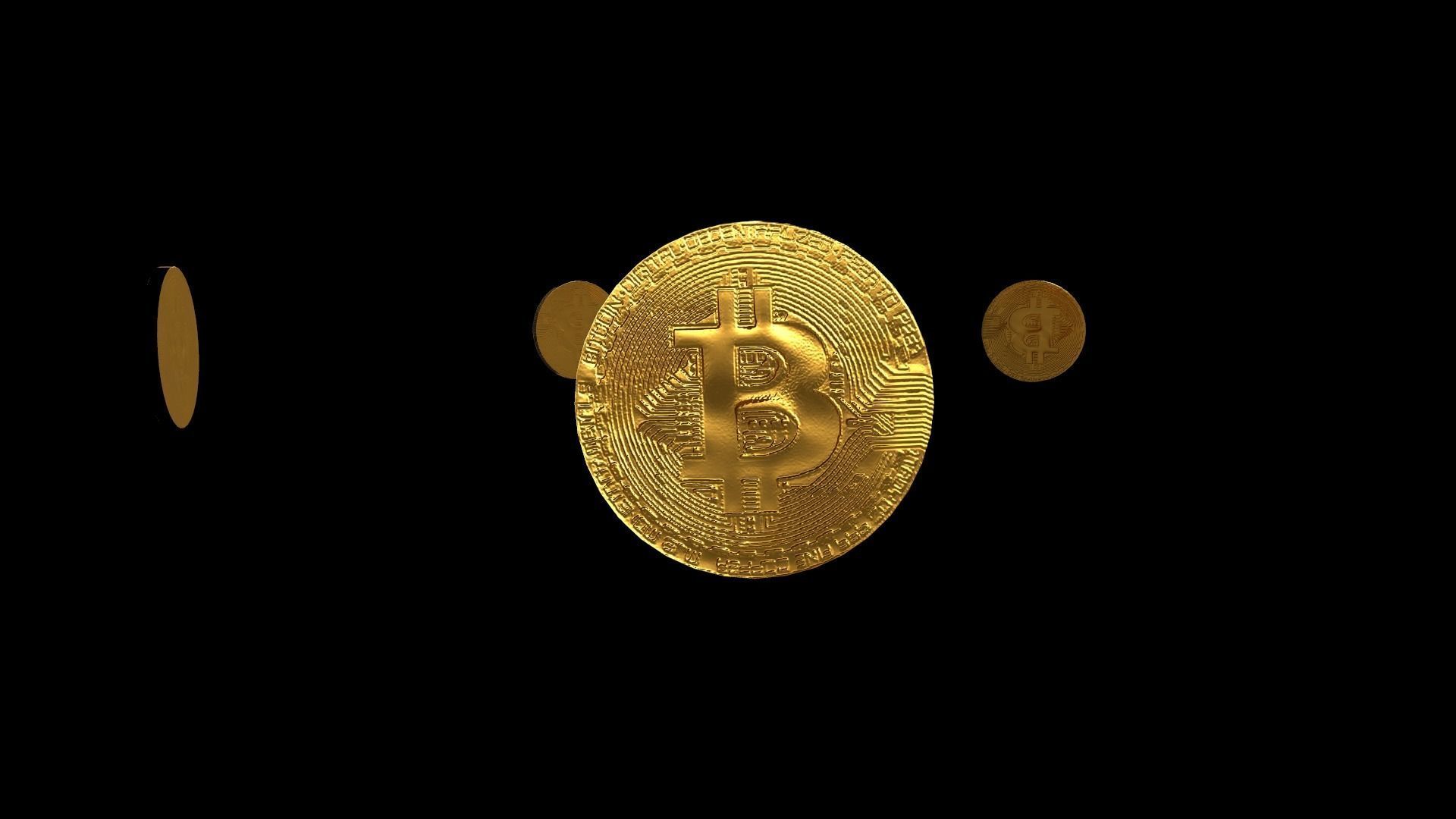 Bitcoin - Realistic ready to use Bitcoin 3d model free 3D model | CGTrader