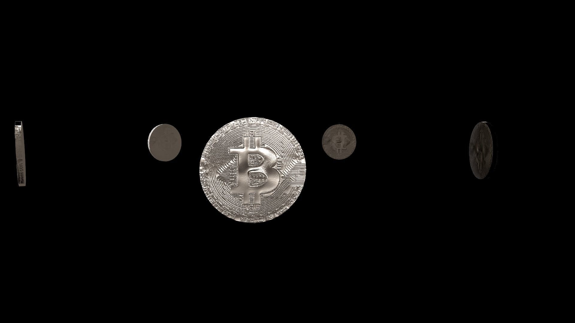 Bitcoin - Realistic ready to use Bitcoin 3d model free 3D model | CGTrader