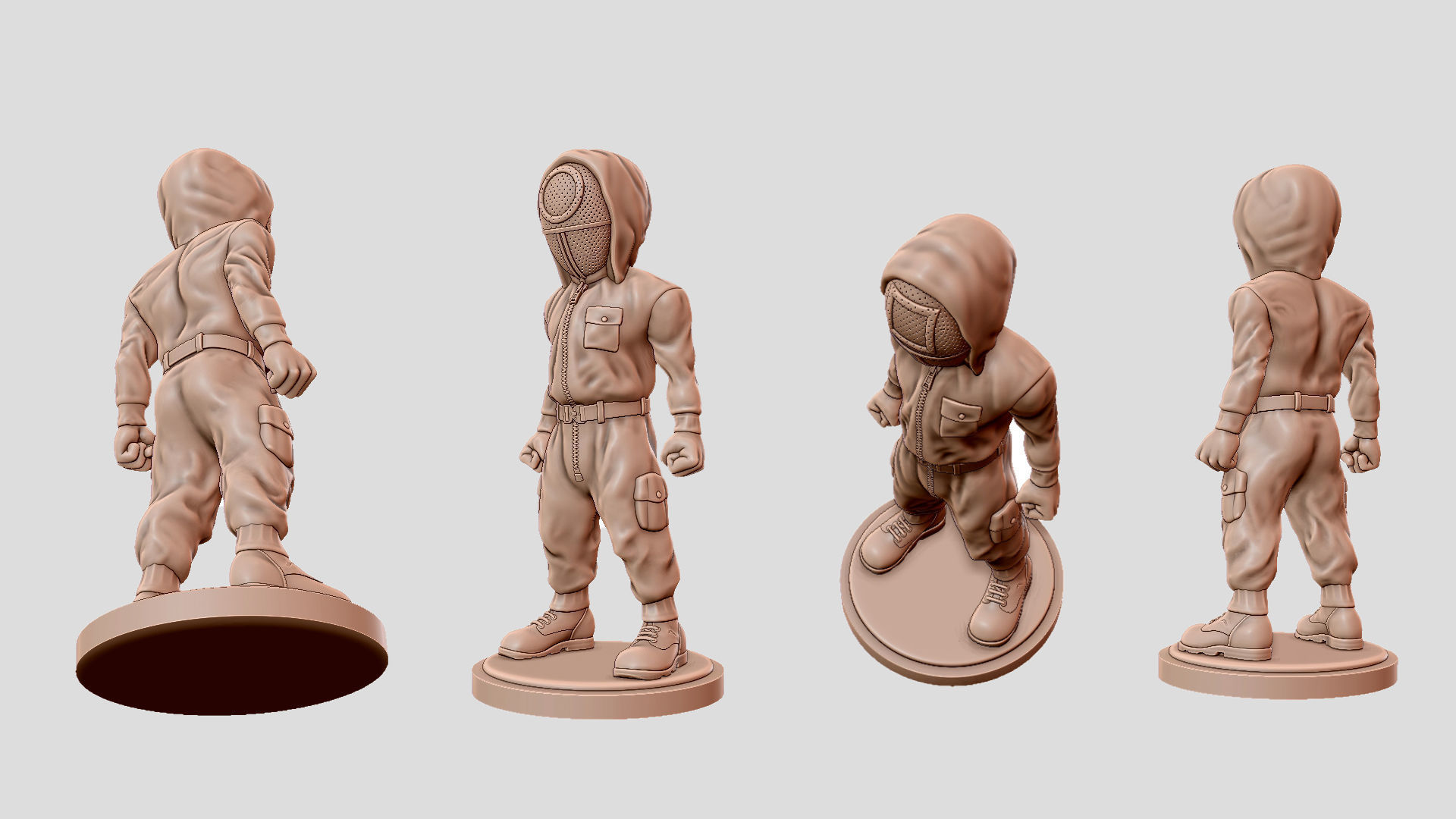 3d models figures of guards from the serial Squid Game 3D model 3D ... 3d models figures of guards from the serial Squid Game 3D model 3D ...