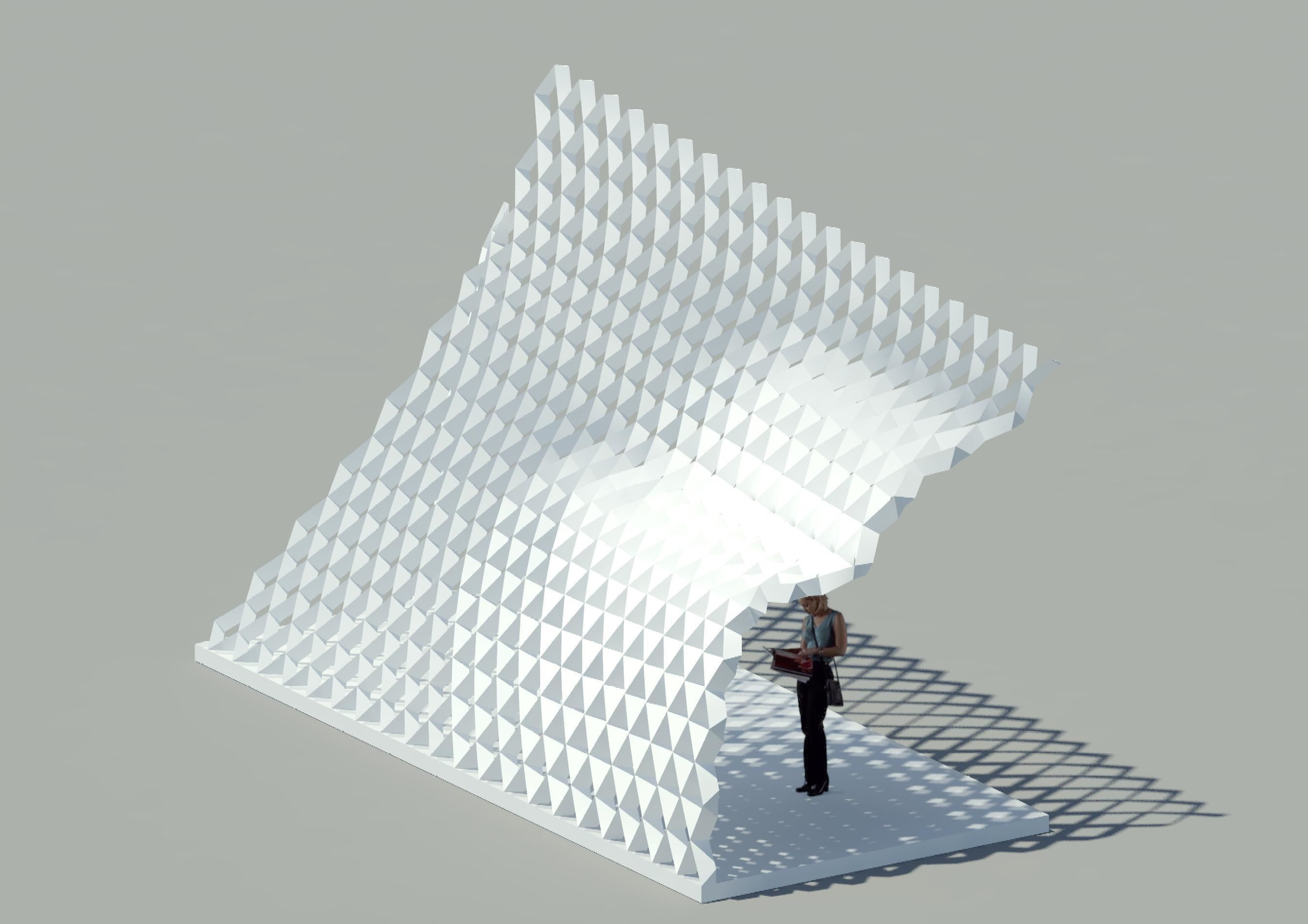 Bus Stop Station Structure Revit 3D model | CGTrader